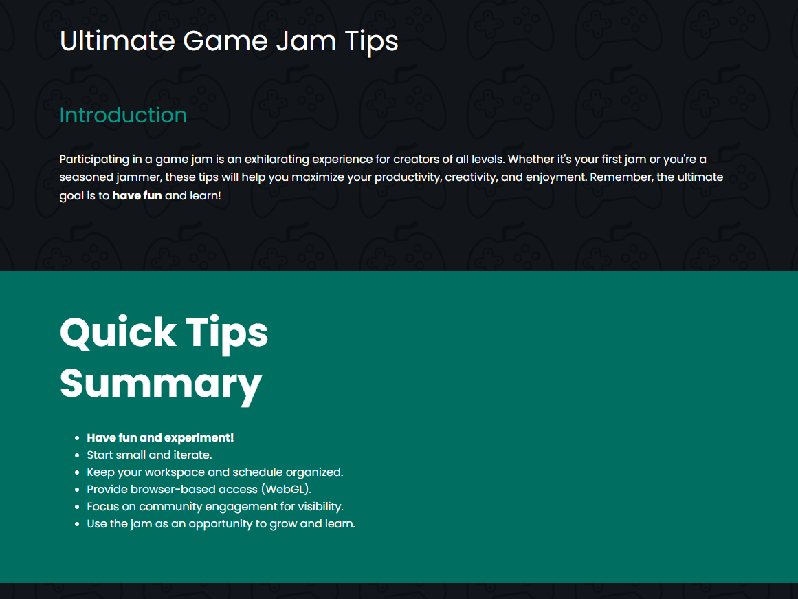 Game Jam Idea Generator - Spark Your Creativity - itch.io