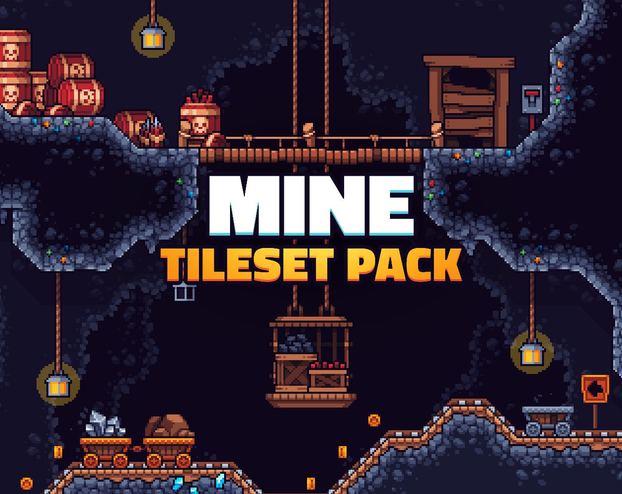 Mine Tileset Pack by Mucho Pixels
