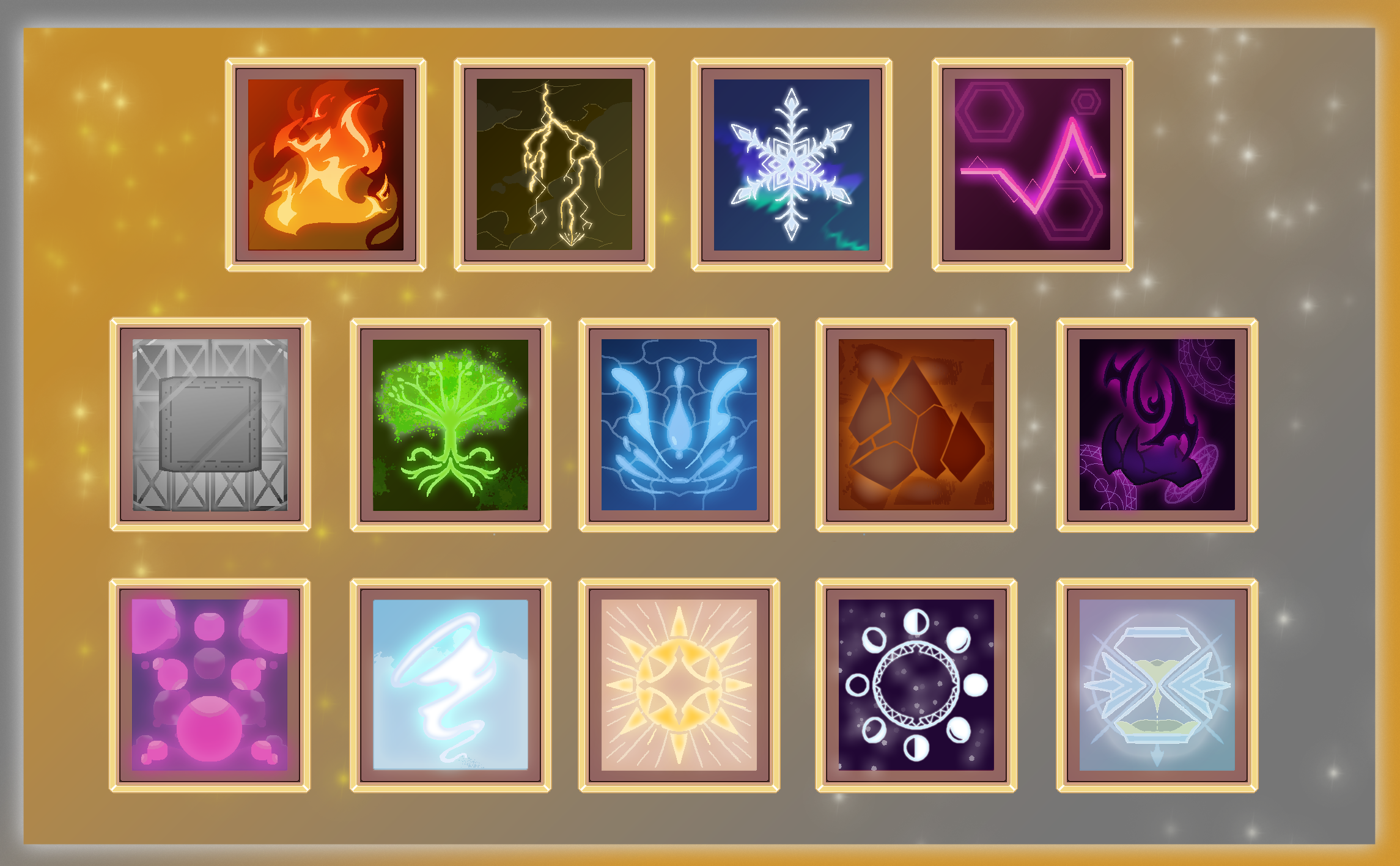 Fantasy Element UI Icons by candycorrin