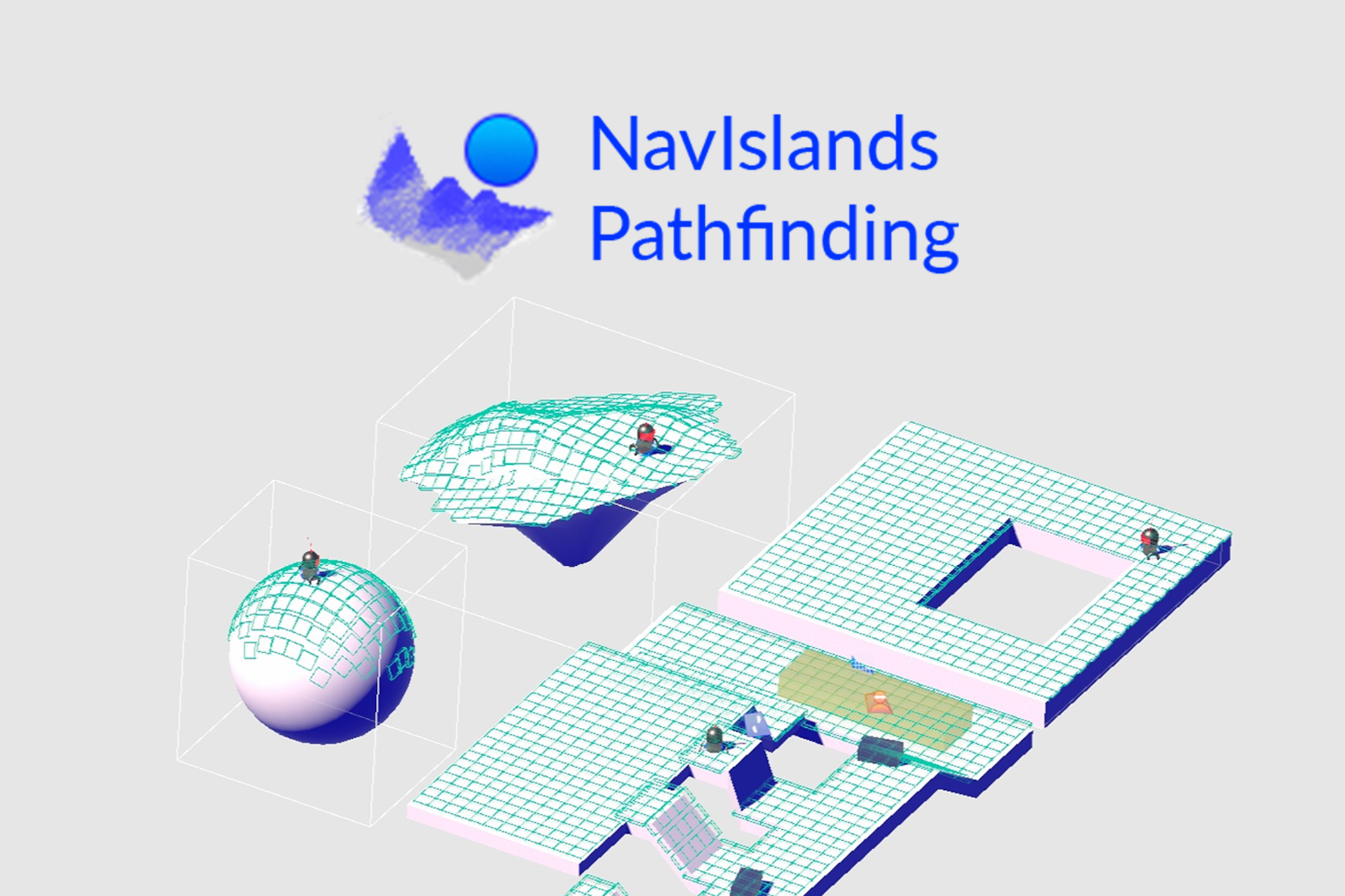 [Unity] NavIslands Pathfinding — with Flying AI & Patrol by isch_gamedev