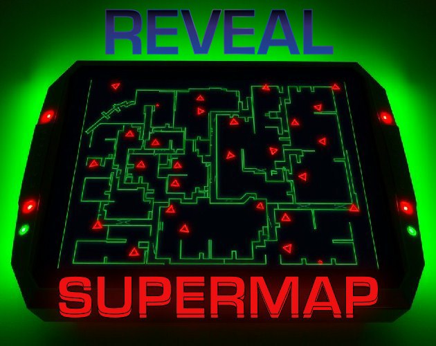 SuperMap: Reveal Map and Enemies At Start by Reactorcore