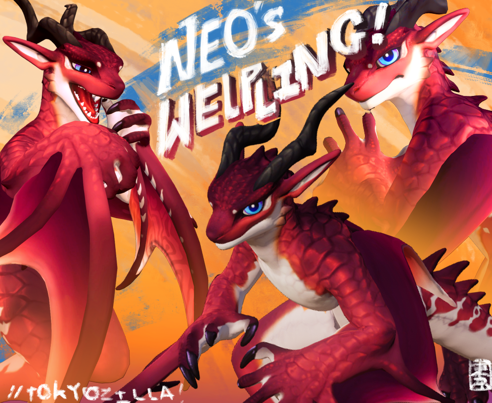 Neo's Welpling [VRCHAT AVATAR - PC ONLY] by Tokyozilla