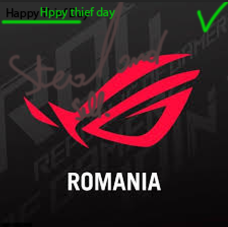 Happy Thief day "ROG Asus Challenge 2024" by cezar2peu for ROG ...