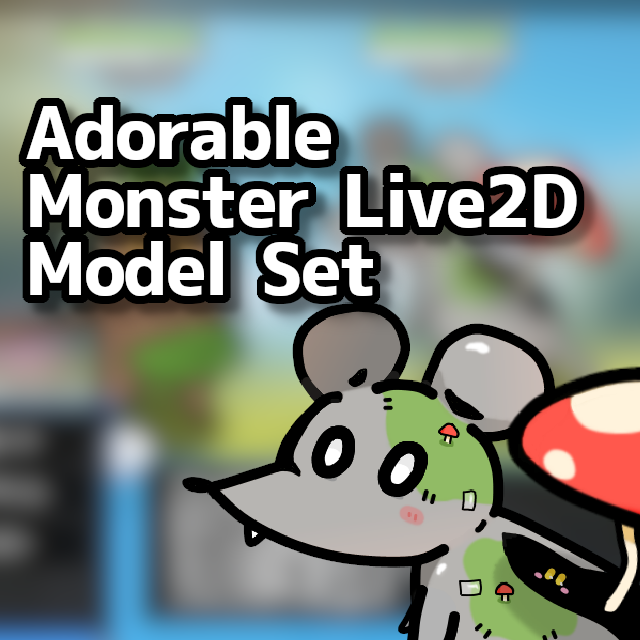【Live2D】Adorable Monster Character Model Set Vol.2 (6 Models) - Perfect for Unity Development by ...