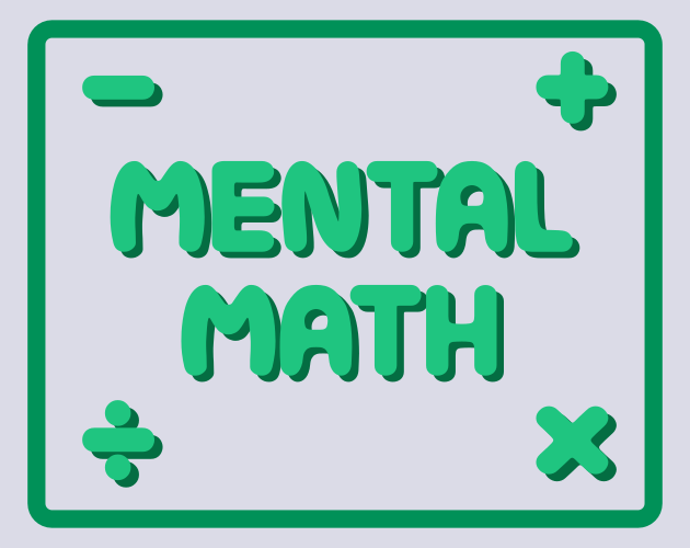Mental Math by Fregs