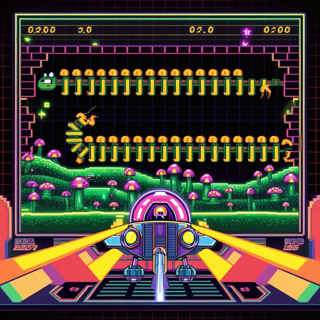 Centipede Arcade Blast by Sergio_Creator!