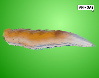 ZealotDKD fluffy Wolf kitsune tail vrchat blender by ZealotDKD