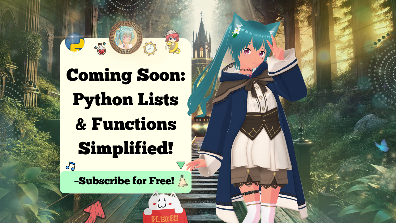 Coming Soon: Master Python Lists, Functions & Ren’Py + More - itch.io