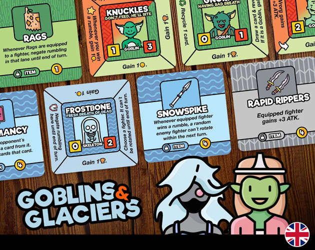 Rotation Rumble - Goblins & Glaciers – 2-Player Deck – Print & Play (EN ...