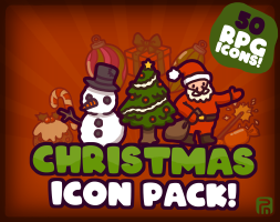 Christmas Tileset Pack (Pixel Art) by Penzilla