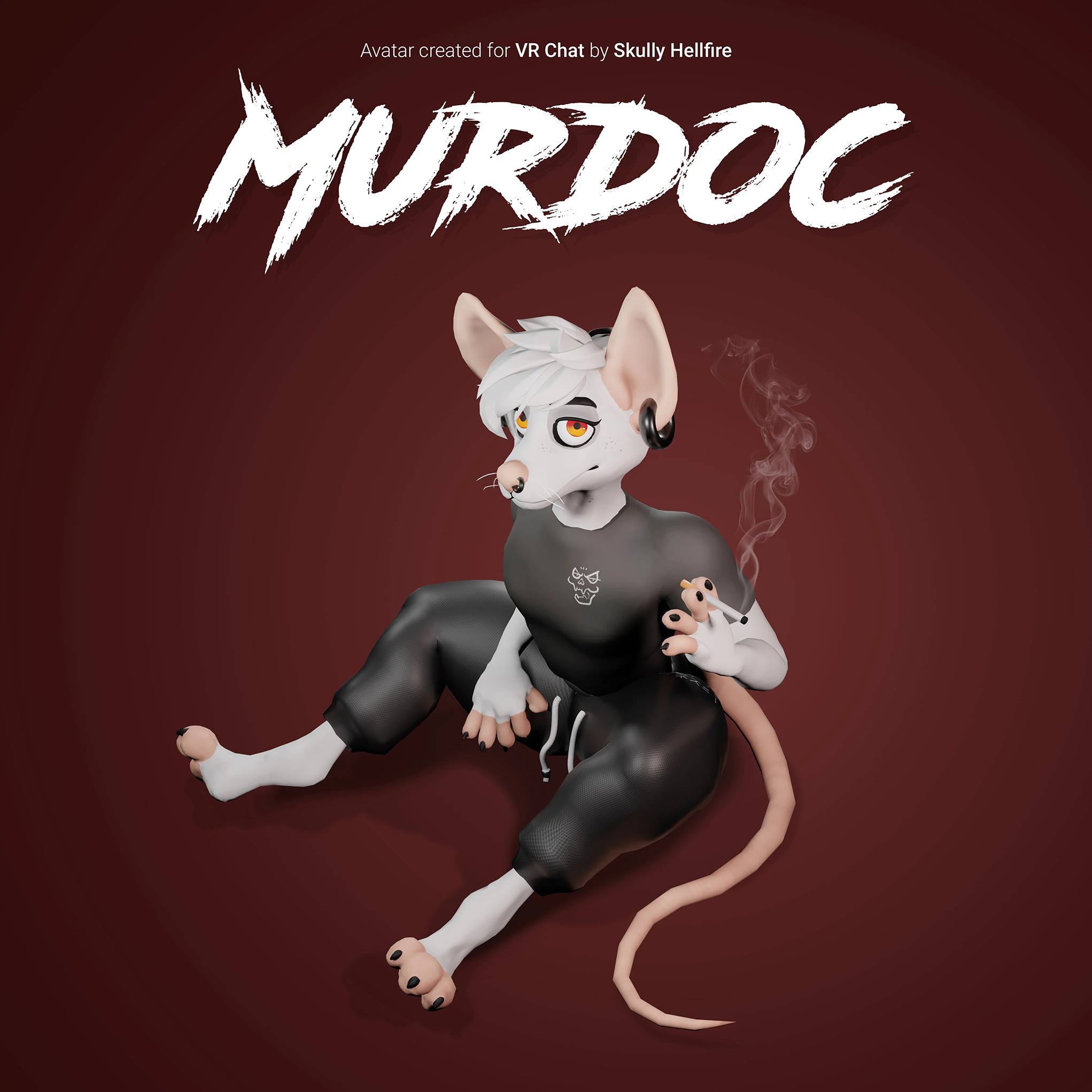 Murdoc the Rat I (2022 VRCHAT/Resonite AVATAR) by Skully3D