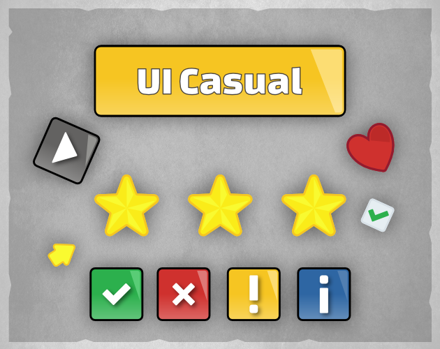 UI Casual Assets Kit by Buggy Studio