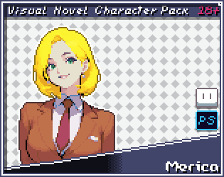 Pixel Art Visual Novel Pack: Merica by UsagiV