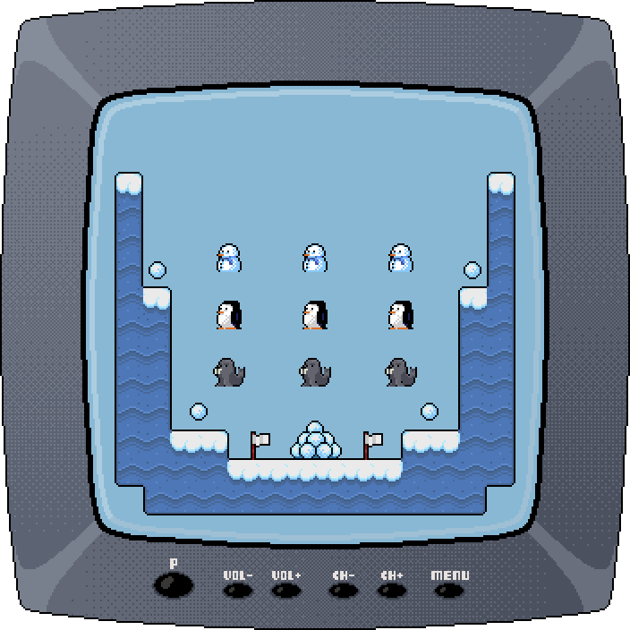 Snowy Pixel Art by ScratchBattles