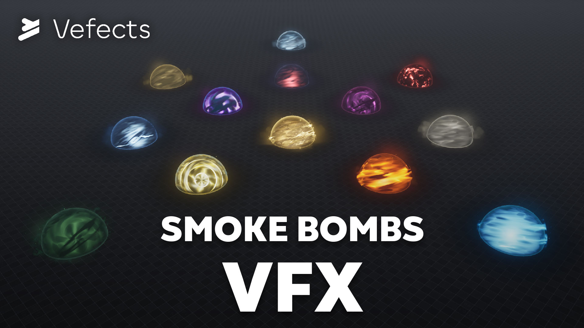 Smoke Bombs VFX - Unreal Engine by Vefects - Realtime VFX for Games