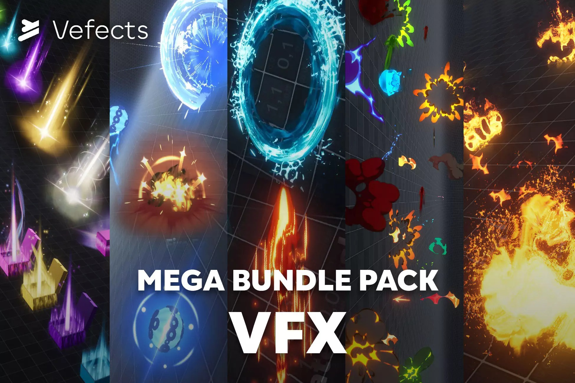 VFX Mega Bundle Pack - Unreal Engine by Vefects - Realtime VFX for Games