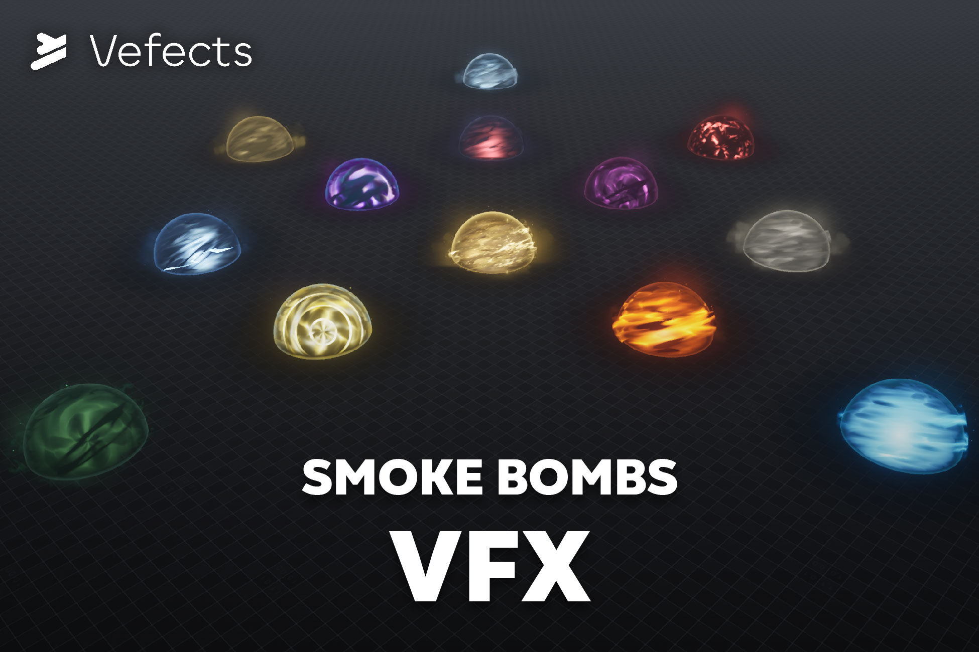 Smoke Bombs VFX - Unity - Vision Blocker by Vefects - Realtime VFX for ...