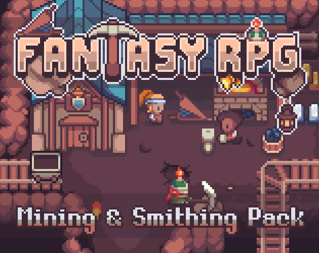 RPG Mining & Smithing pack by Franuka