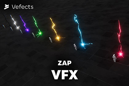 Zap VFX - Unity by Vefects - Realtime VFX for Games