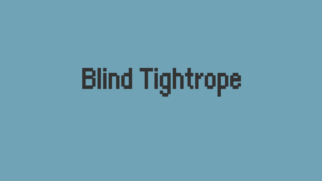 Blind Tightrope by Rebecca Taylor