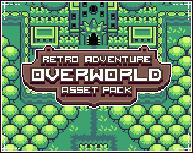 8x8 Overworld Tileset 8-BIT Game Asset [Retro Adventure] by ELV Games