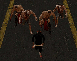 Zombie Chase by fawaznew
