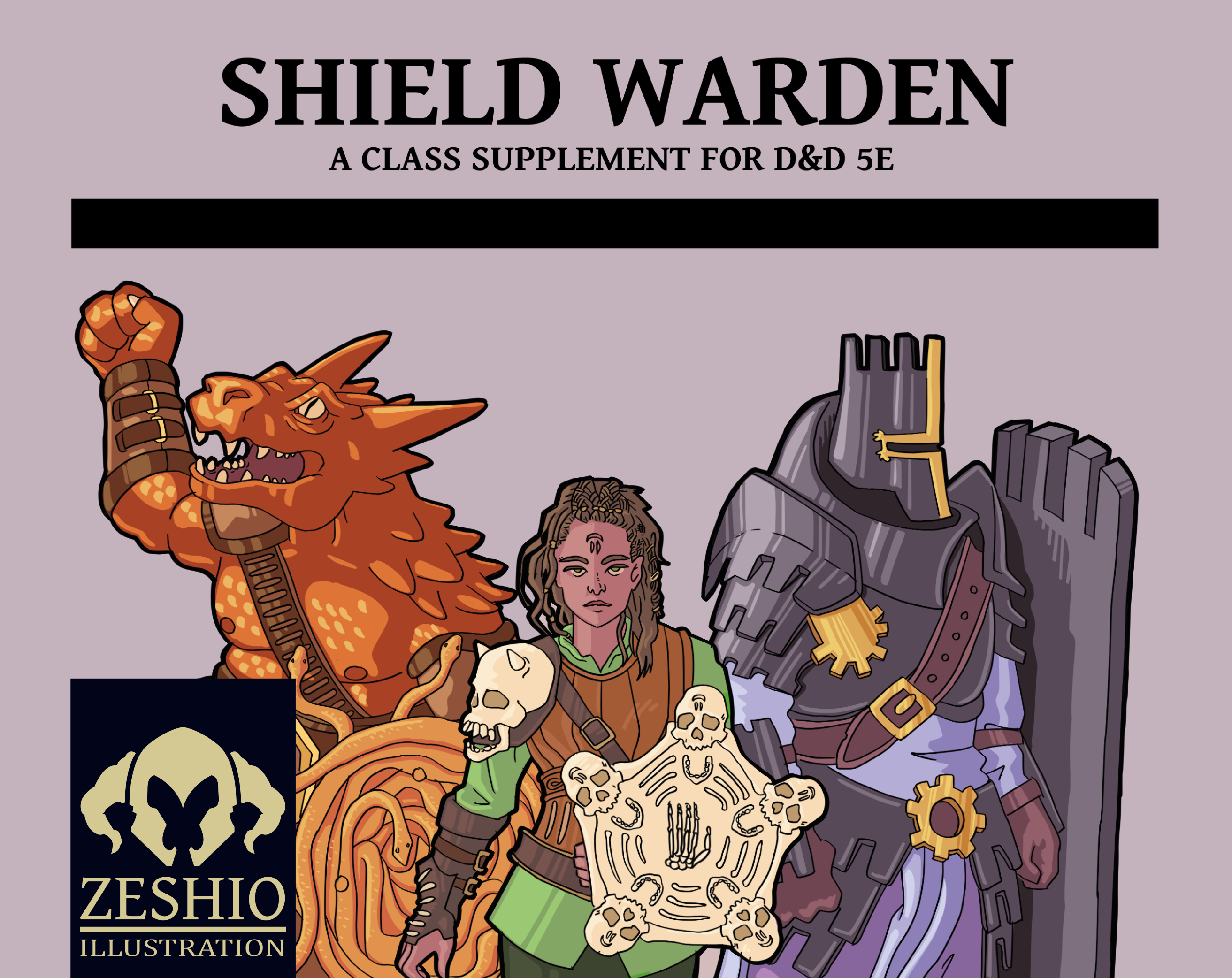 Zeshio's Shield Warden (D&D 5E Homebrew) by Zeshio