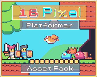16x16 Cute Platformer - Asset Pack by 16Pixel