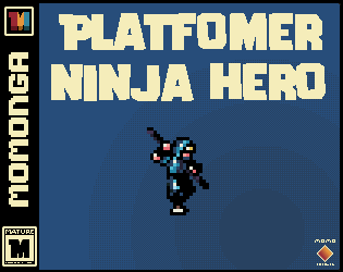 2D Platformer Ninja Character (Hero) | The Ninja Series by MOMONGA