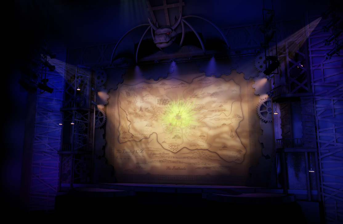 Wicked The Musical Set by Take A Bow Theatrics