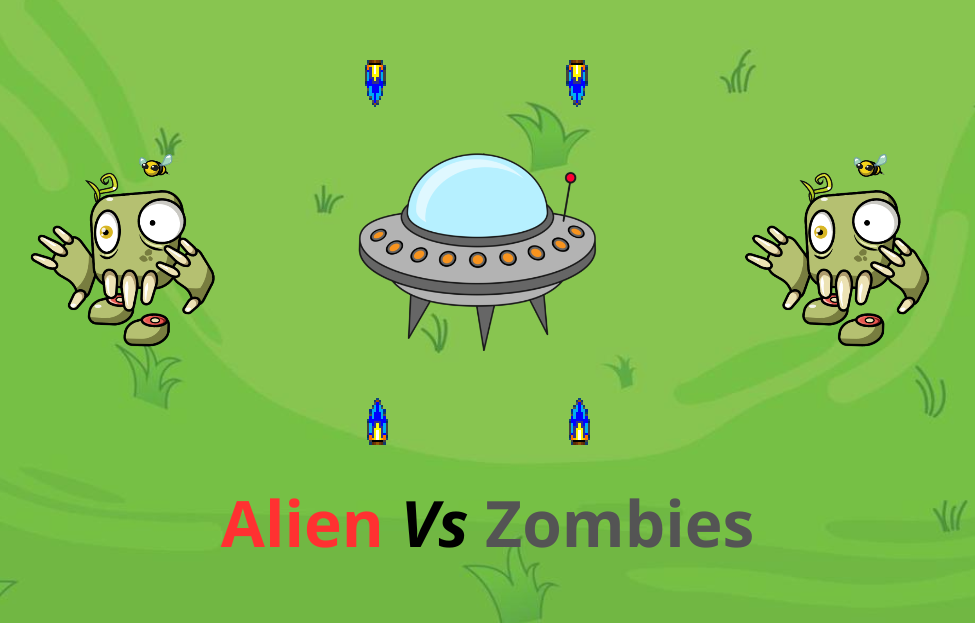 Alien Vs Zombies by focus8889