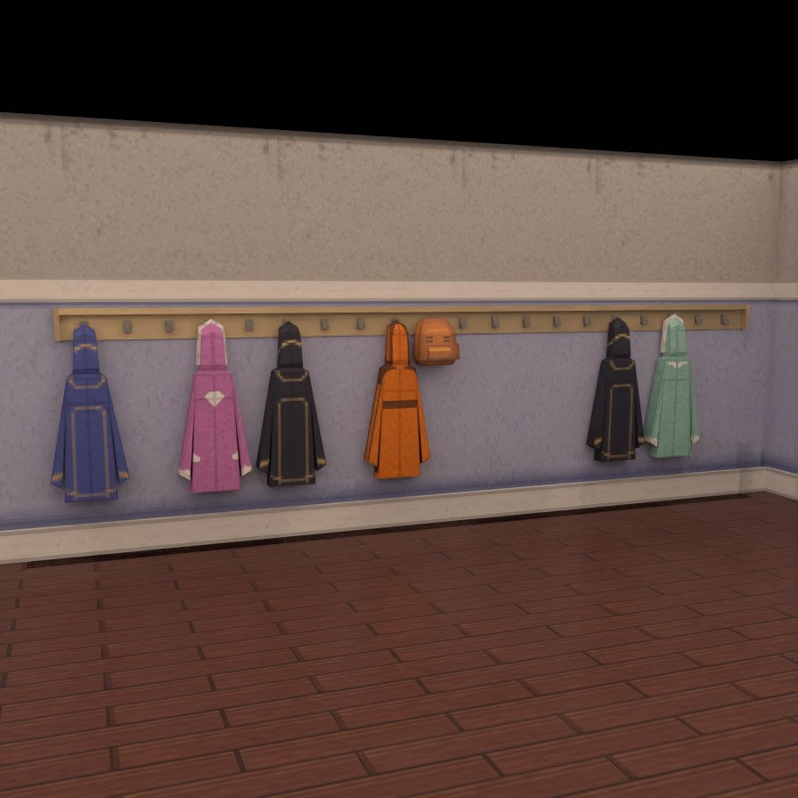 Low-poly Coat Rack by Prildarill