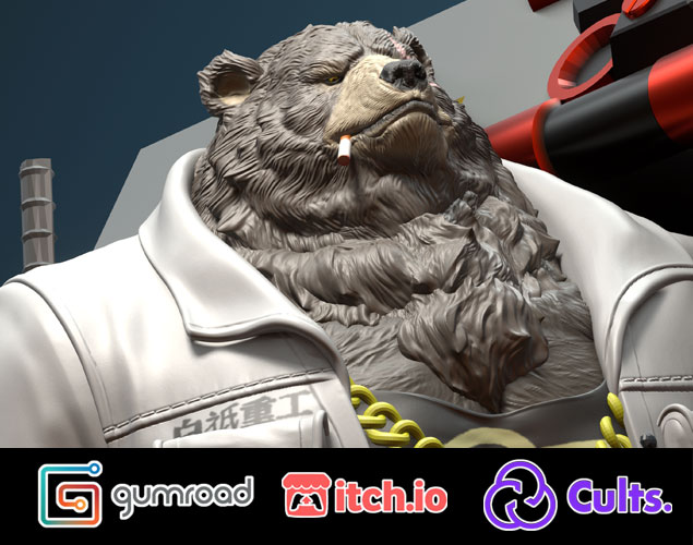 Big Ben (Extra Edition) - 3D Print Kit by Justgruff