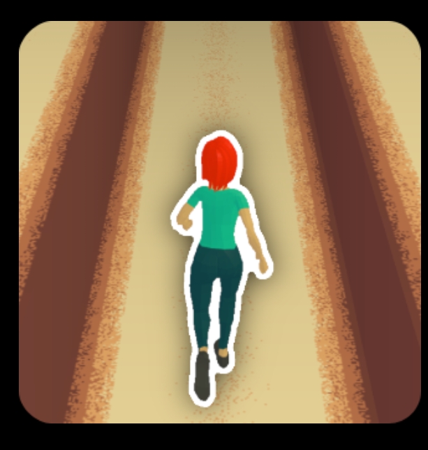 The running Girl by Uduak1