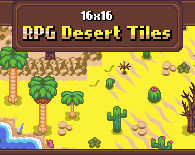 Devlog - 16x16 RPG Desert Tiles by Sun Dog Games