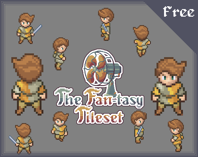 The Fantasy Tileset - Animated Character by Ventilatore