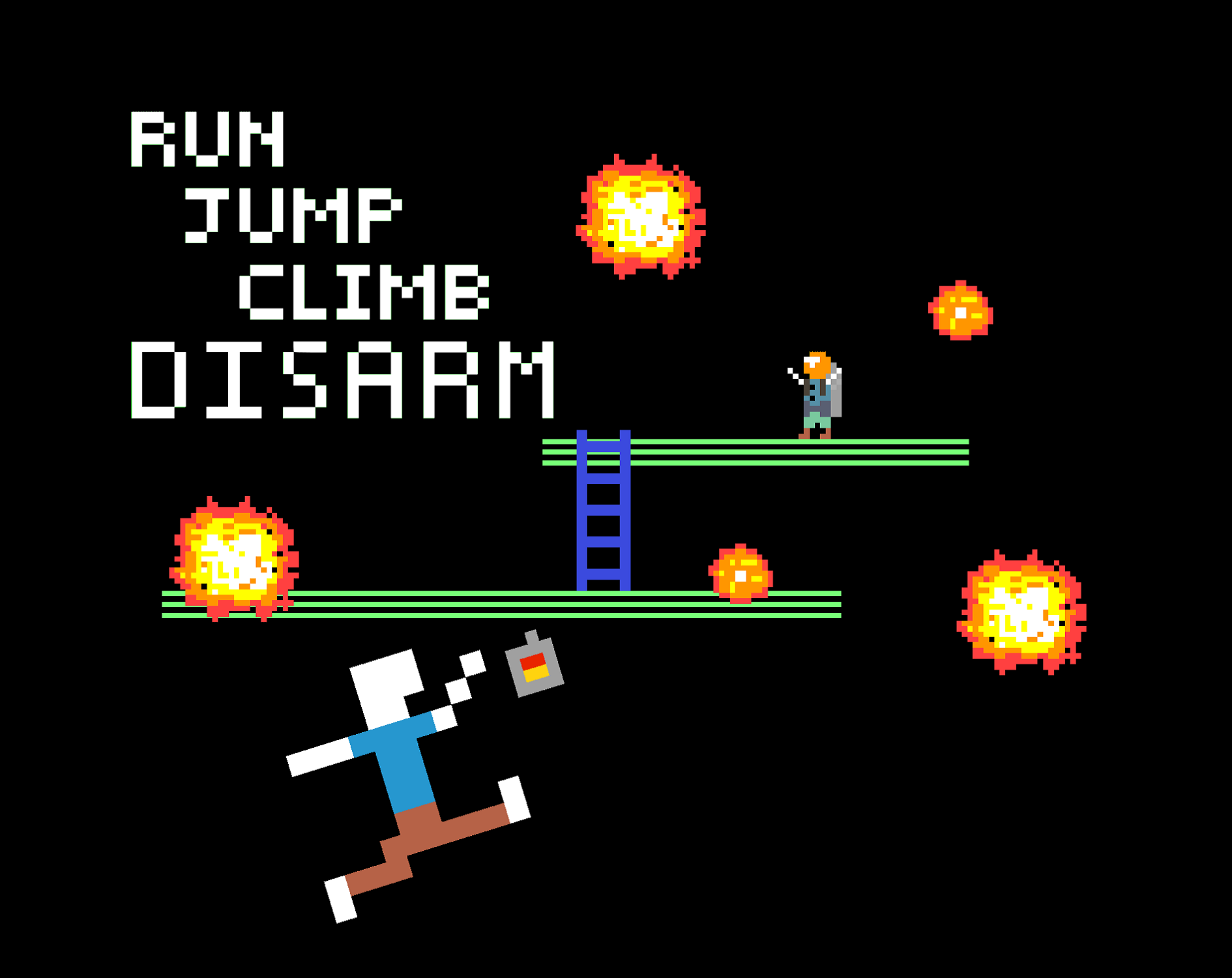 Run Jump Climb Disarm by AP Flour