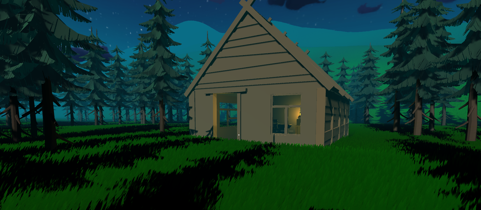 Main Menu Screen - Nightfall Survival by HumanGamez