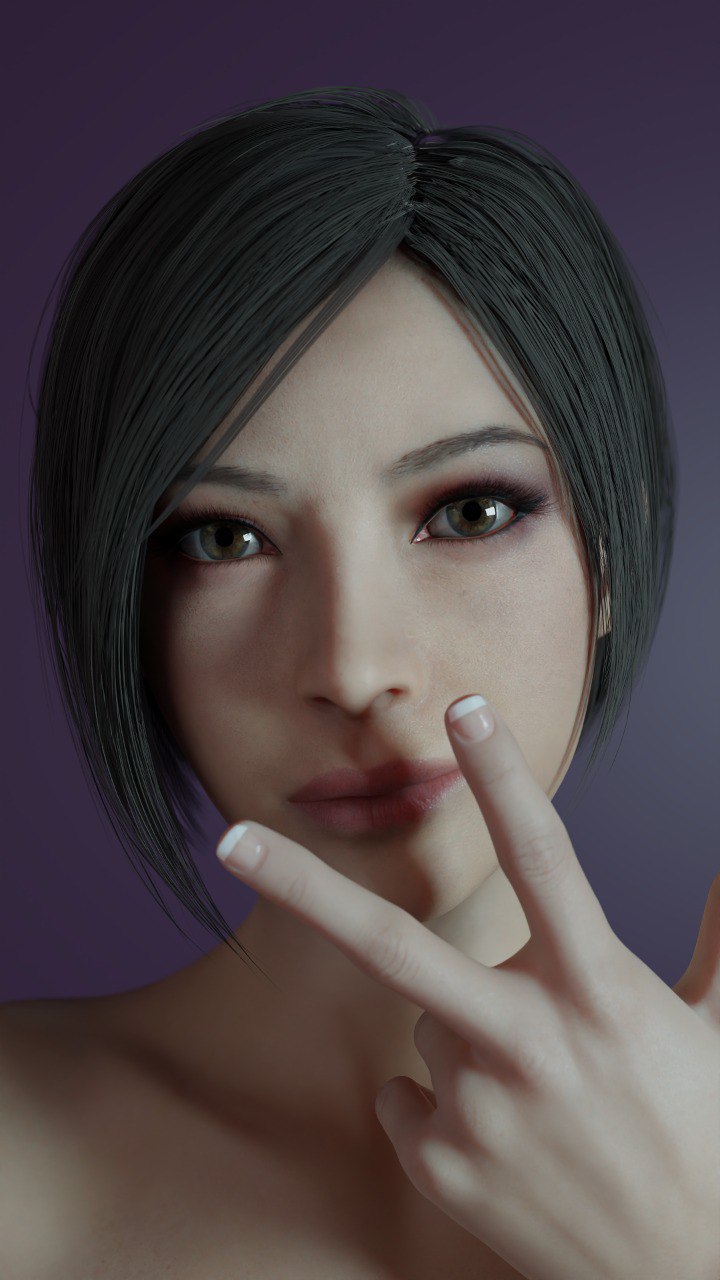 Ada rendering for visual novel 💝 by HypnoTrain