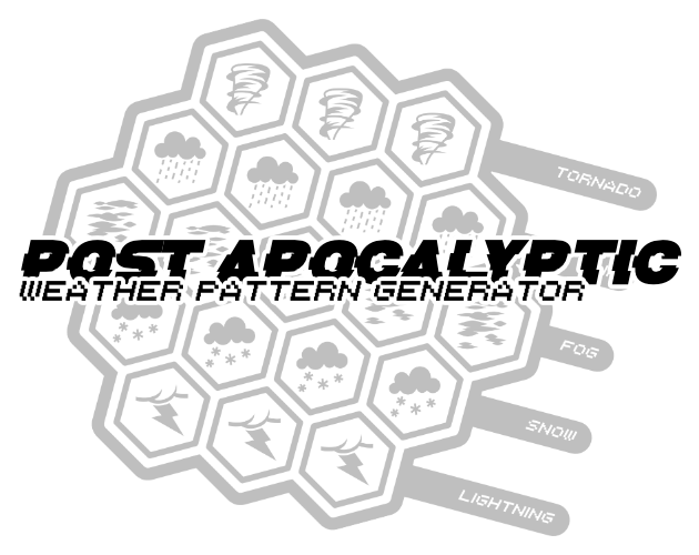 A Post-Apocalyptic Weather Generator by thulhupunk