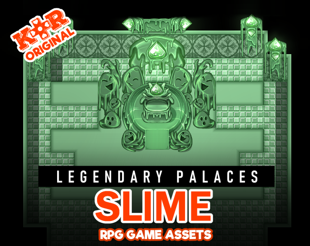 KR Legendary Palaces ~ Slime Tileset for RPGs by Kokoro Reflections