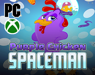 Purple Chicken Spaceman by Holmade Games