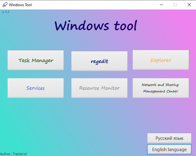 Windows Tool by topchikZT