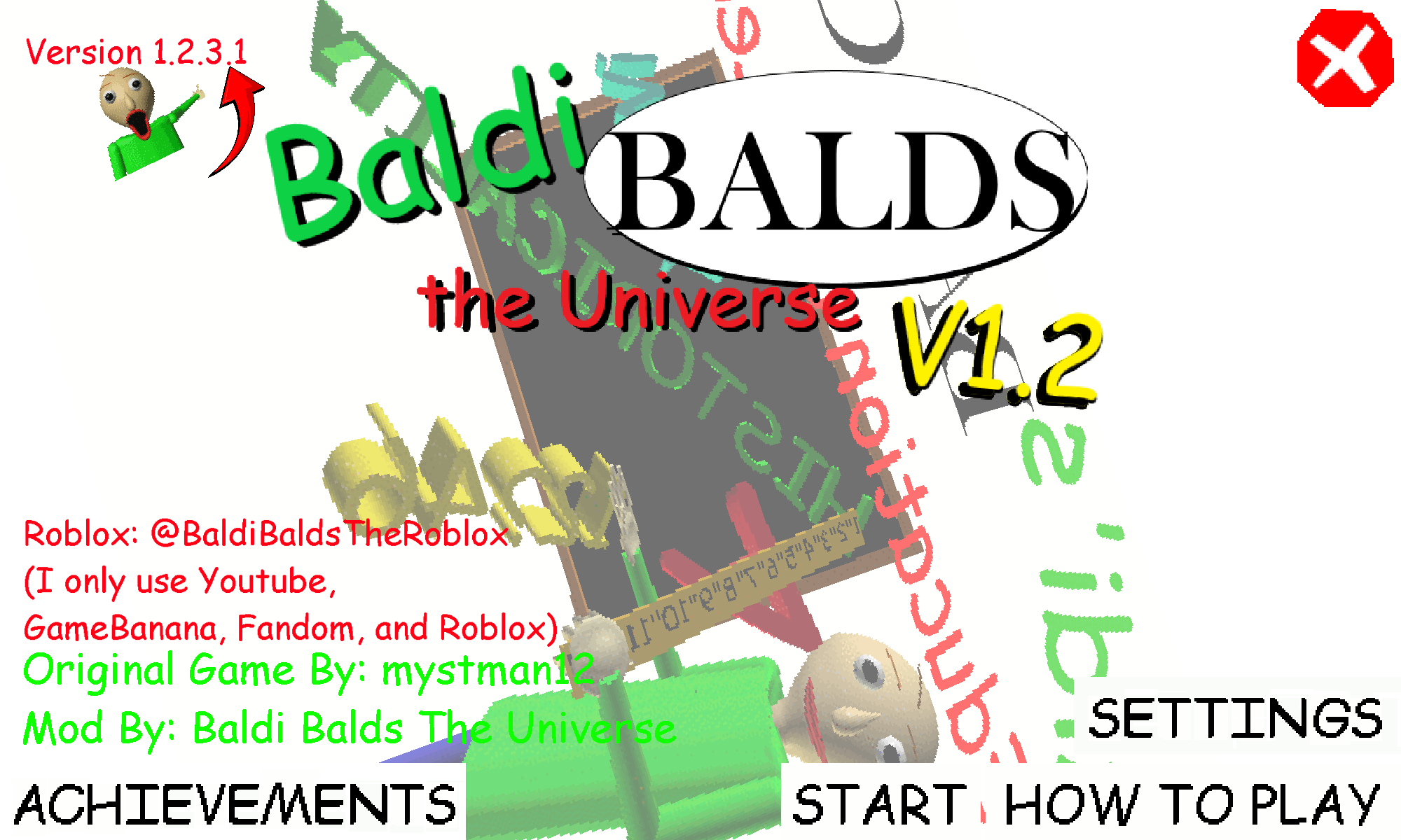 Baldi Balds The Universe iPad Port by FoxoFans