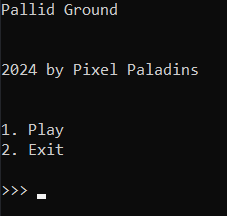 Released! - Pallid Ground by Pixel Paladins