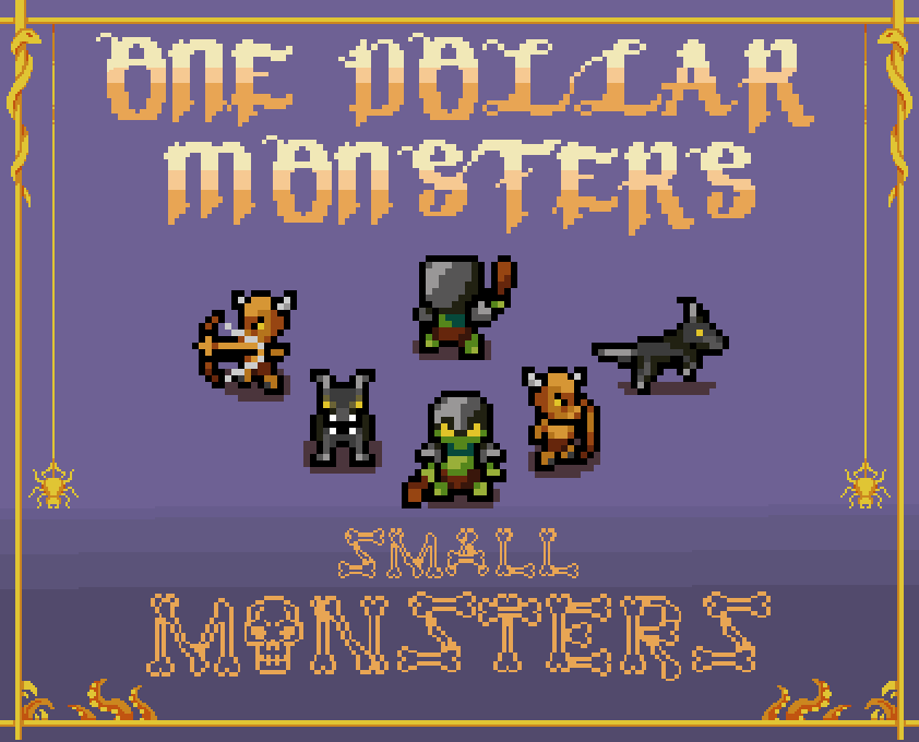 One dollar monsters #6: Small fiends by Akari21