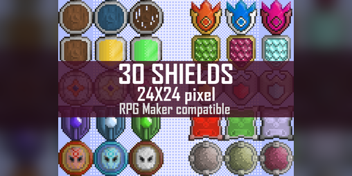 [24x24] RPG Shields Sprites by LimeZu