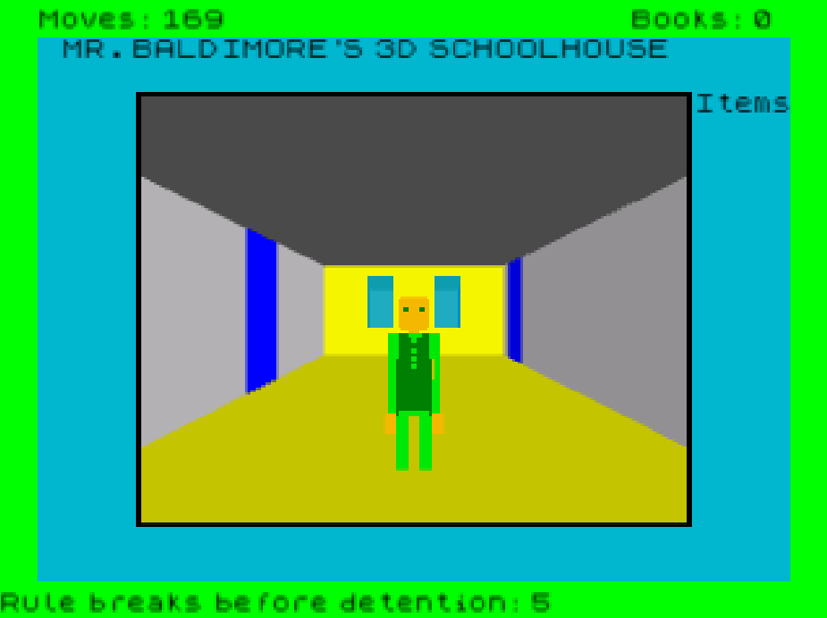 Mr. Baldimore's 3D Schoolhouse [DEMO] by Late Night Tom