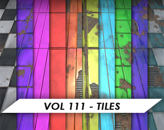 Stylized Textures – Vol 111 – Tiles by oleekconder