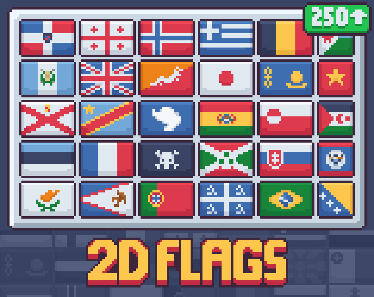 Global Regional Indicator Flags 250+ by Snoblin
